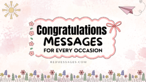 Top 100+ Congratulations Messages for Every Occasion