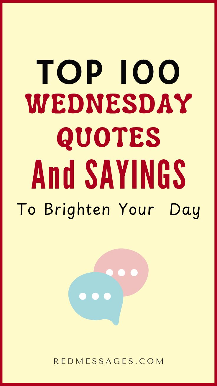 120 Positive Good Morning Wednesday Blessings
