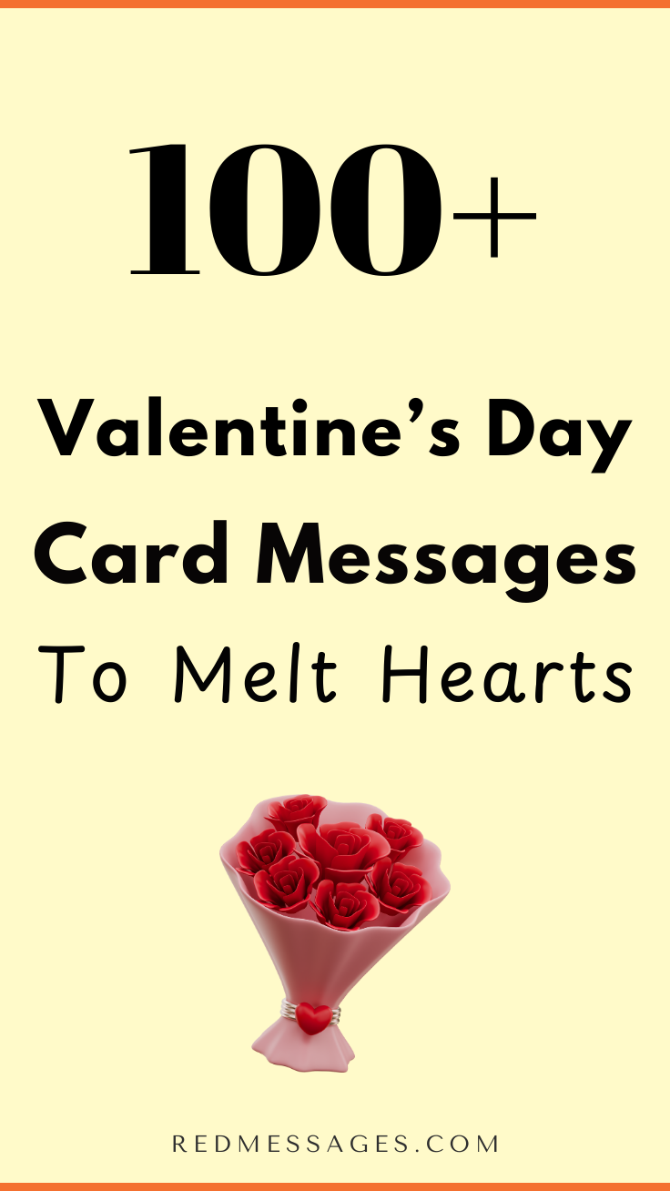 💌 100+ Valentine’s Day Card Messages to Melt Hearts - Red Messages