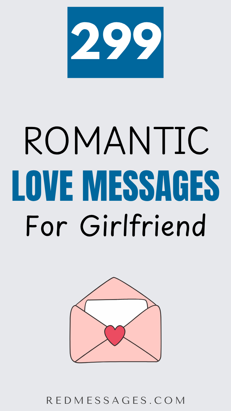 299 Romantic & Cute Love Messages For Girlfriend - Red Messages