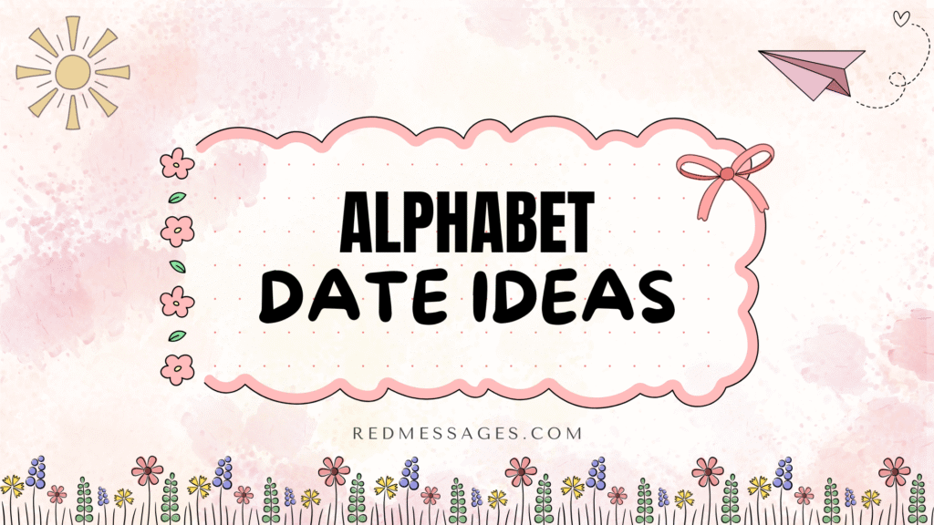 100 Best Alphabet Date Ideas From A-Z - Red Messages