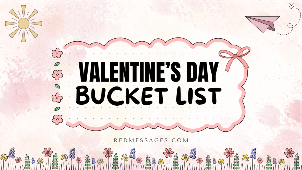 Valentine's Day Bucket List: 45 Cute & Romantic Things To Do - Red Messages