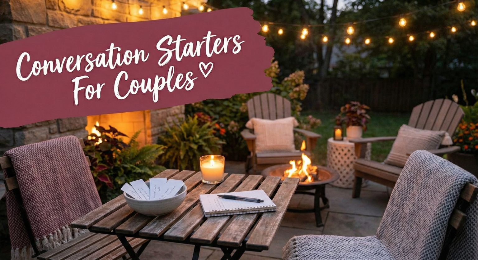 200+ Deep Conversation Starters For Couples To Build Intimacy - Red ...