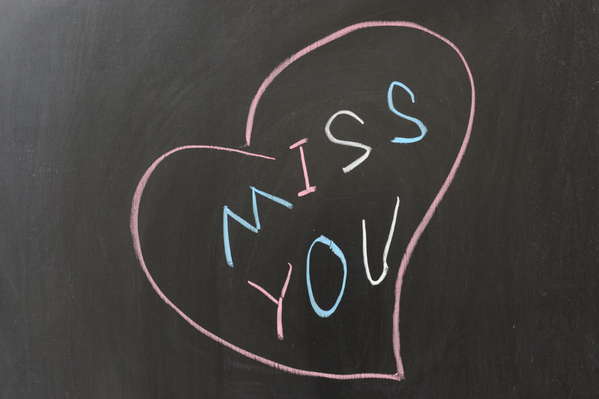 150+ Romantic Missing You Messages For Her - Red Messages